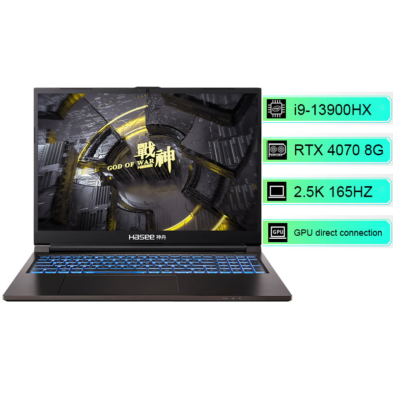 HASEE TX9R9 Gaming Laptop 16 inch 13gen i9-13900HX 32G 1TB RTX4070 165 ...